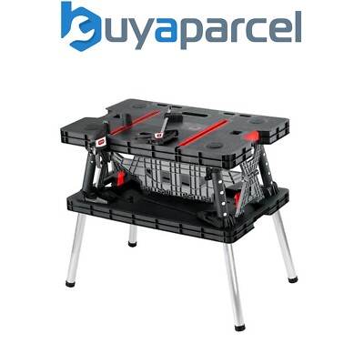 Keter 237005 Folding Work Table with Clamps KET237005 | eBay