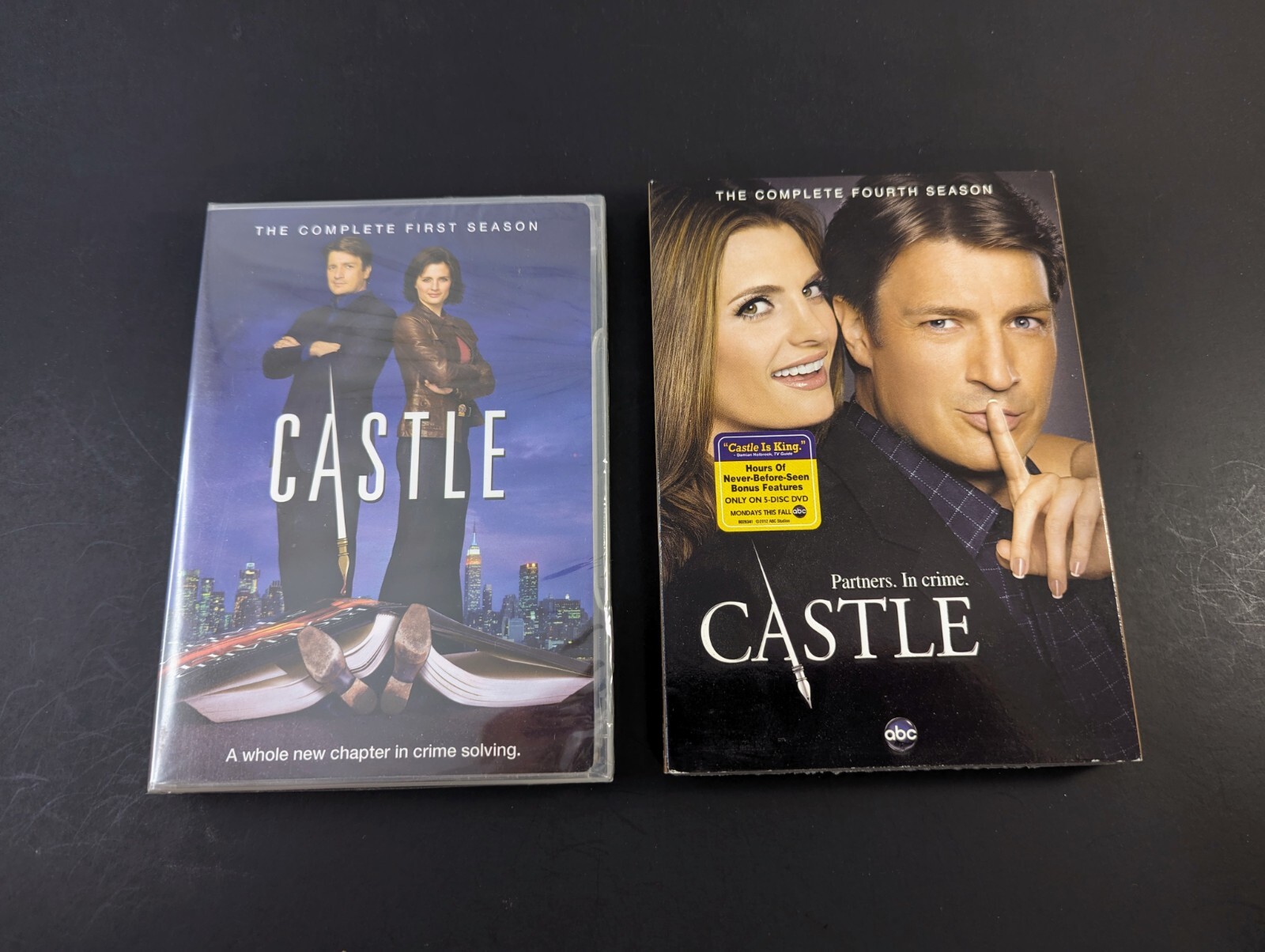 Lot of 2 NEW SEALED Castle DVDs - Complete Seasons 1 and 4 | eBay