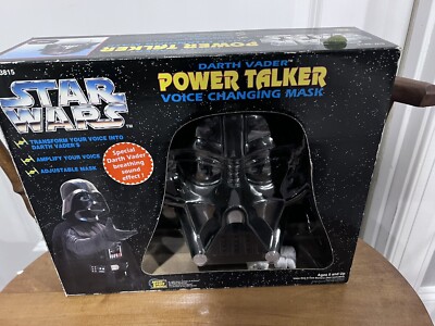Star Wars Darth Vader Power Talker Voice Changing Mask Toy 1995 Open ...