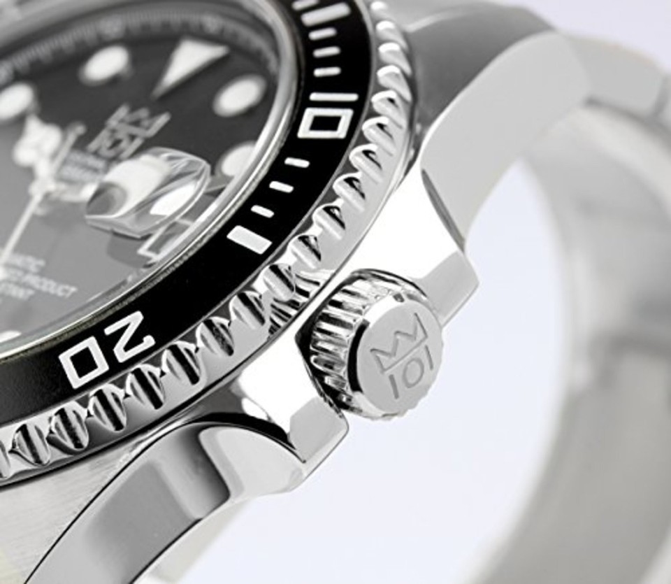 101 200m Scuba DIVERS SUBMARINE "AUTOMATIC" CITIZEN Movement Watch F/S ...