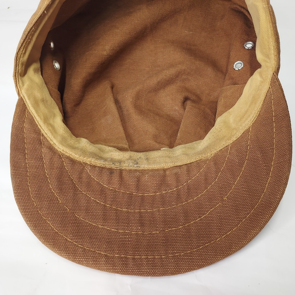Vintage Carhartt Hat Cap 1940s Chore Cap Railroad Hat Tan Union Made ...