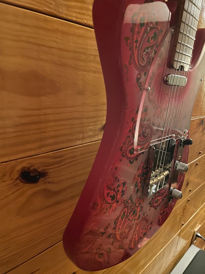 Firefly "Tele" Paisley Red Electric Guitar | eBay