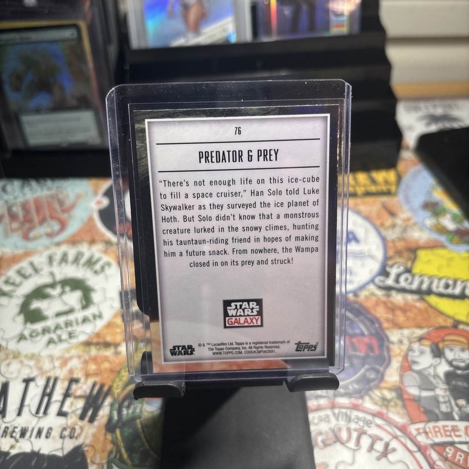 2023 Topps Chrome Star Wars Galaxy Luke In The Snow Predator And Prey | eBay