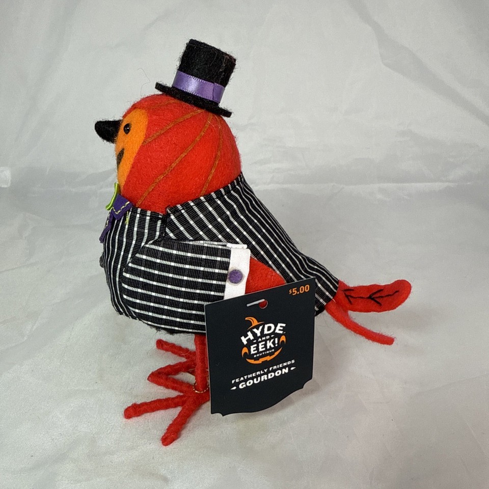 Target 2024 Hyde & EEK! Halloween Featherly Friends Fabric Bird Gourdon ...