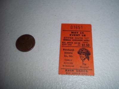 5/16/83 NEW YORK METS VS PITTSBURGH PIRATES MLB BASEBALL TICKET STUB | eBay