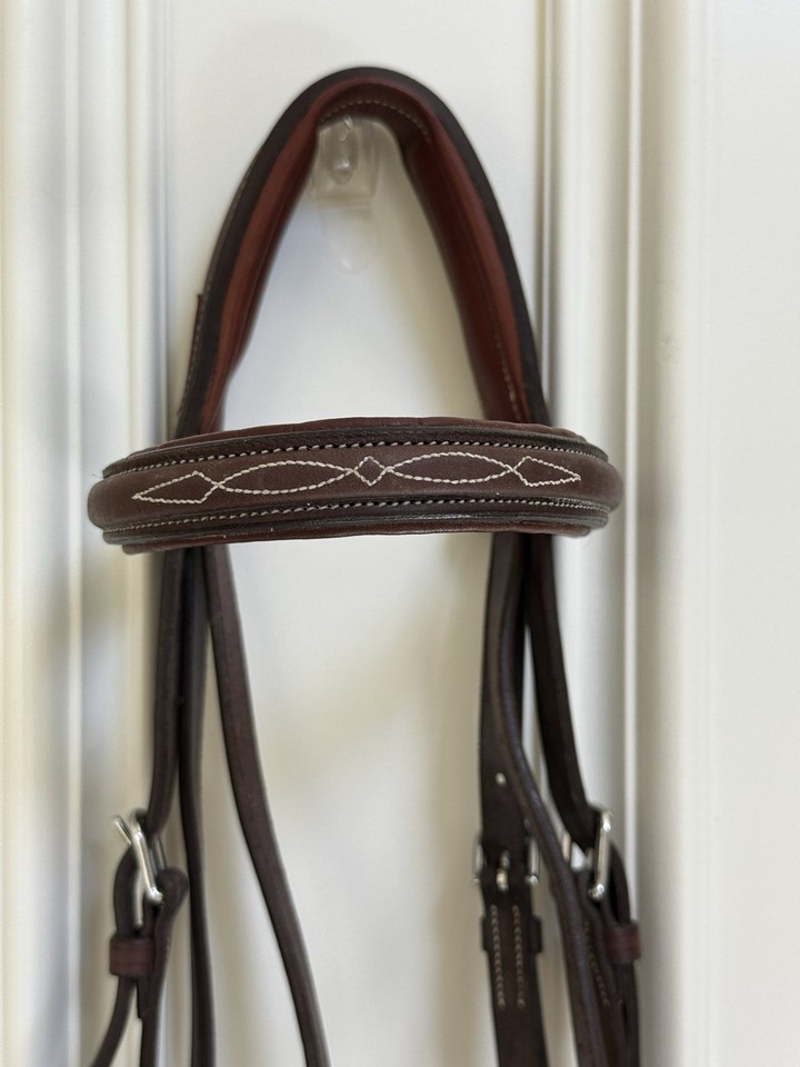 CWD Bridle with Fancy Stitching (w/Removable French Noseband) | eBay