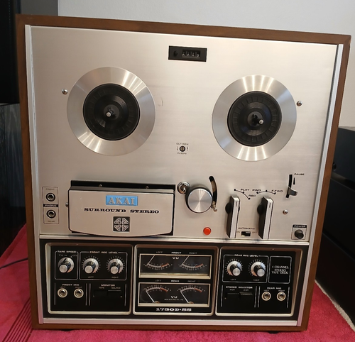 Vintage Akai 1730D-SS 4 Channel Stereo Reel To Reel- Powers On-Free ...