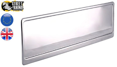 Mini One Silver Stainless Steel Number Plate Surround Universal | eBay UK