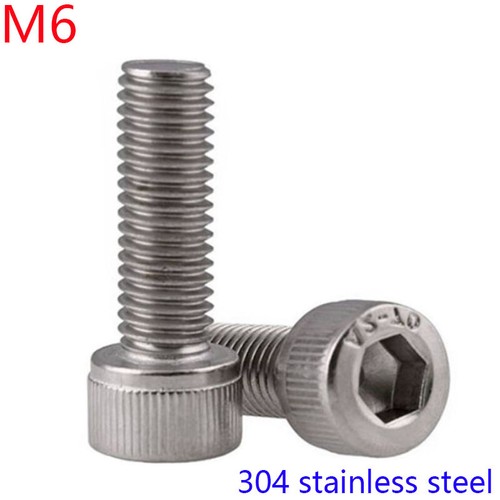 M6 - 1.0 Left Hand Thread Socket Cap Screws Hex Allen Bolts 304 ...