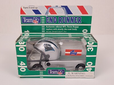 NFL End Runner Carolina Panthers Helmet Team Buggy Die Cast Car Vintage ...