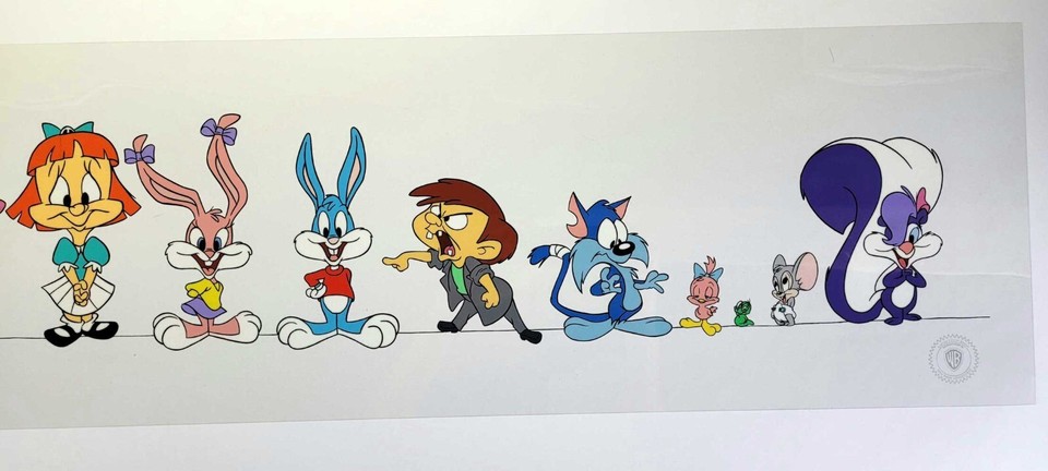 WB Limited Edition Sericel Tiny Toons Adventures Characters Animate Art ...
