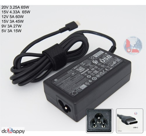 65W Type USB-C Adapter Power Charger for HP ProBook 430 G8, 440 G8, 450 ...