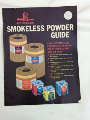 Hercules Smokeless Powders Guide 1970 | eBay Australia