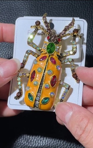 Enamel Bug Beetle Brooches Pin Women Creative Fashion Insect Design Jewelry Gift | eBay