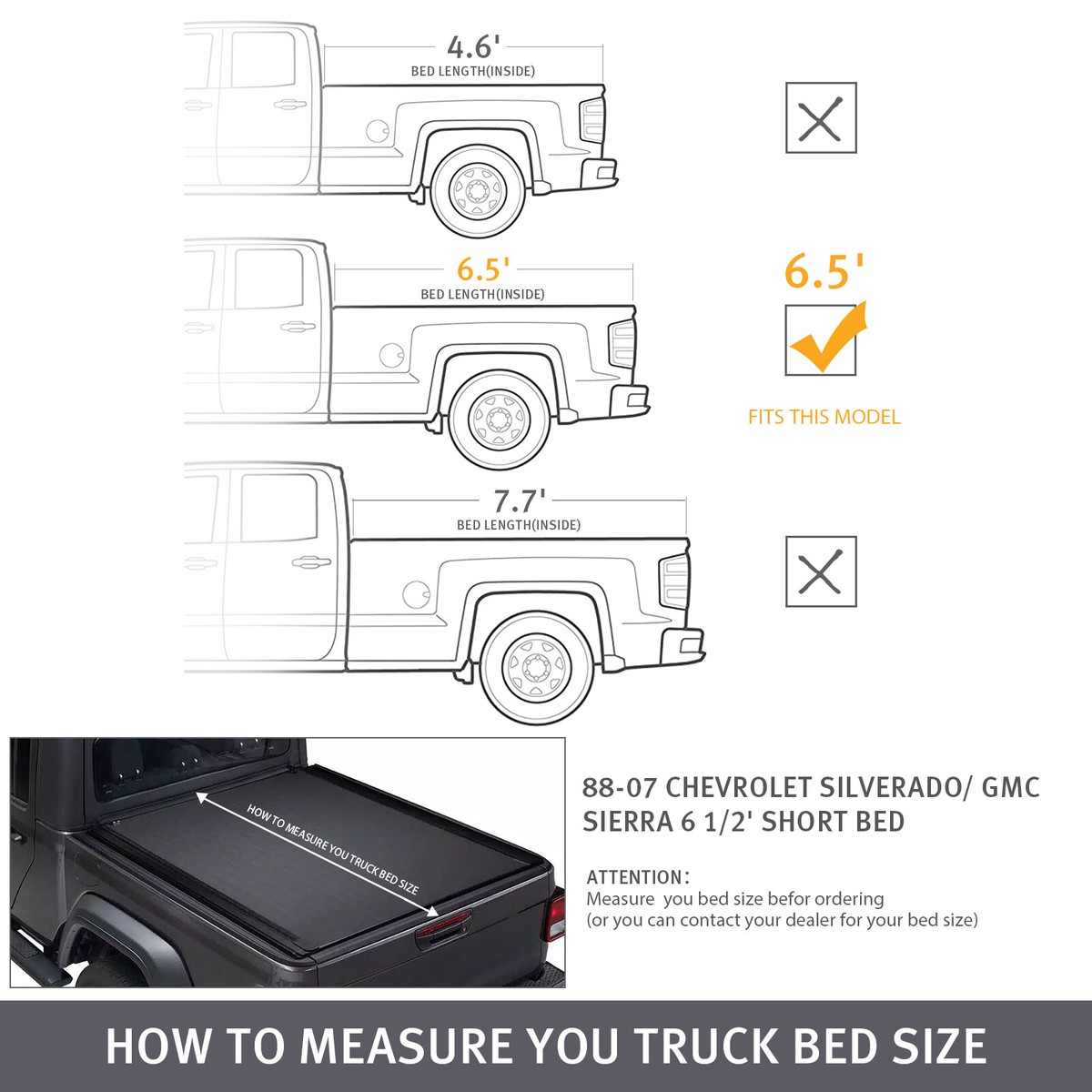 Chevy Truck Bed Size Chart