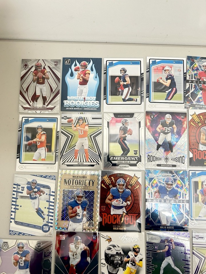 42 RC Lot - 2024 Panini NFL Rookie Card Lot - Jayden Daniels, Bo Nix ...