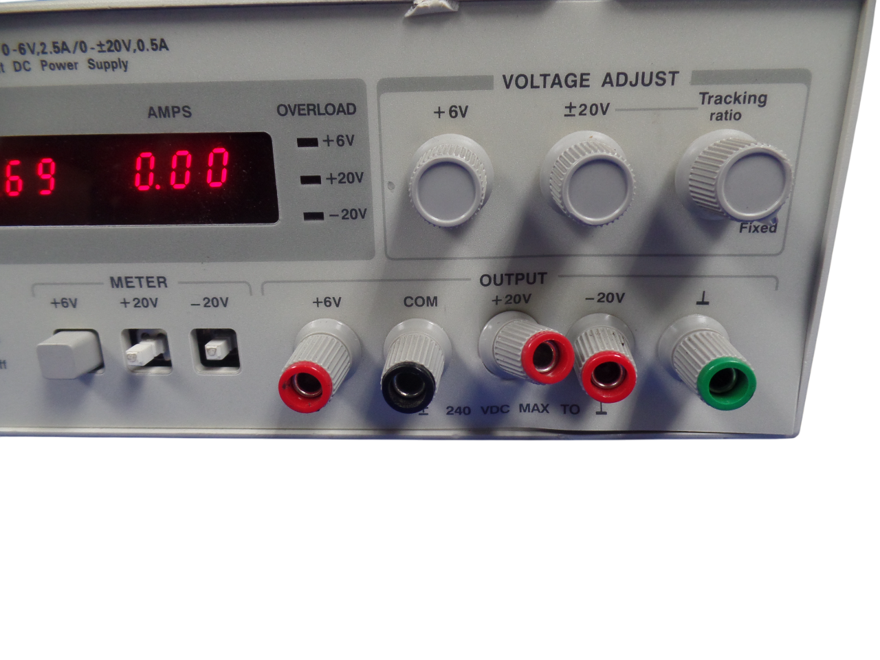 Agilent E3630A 0-6V,2.5A Triple Output DC Power Supply - Free Shipping ...