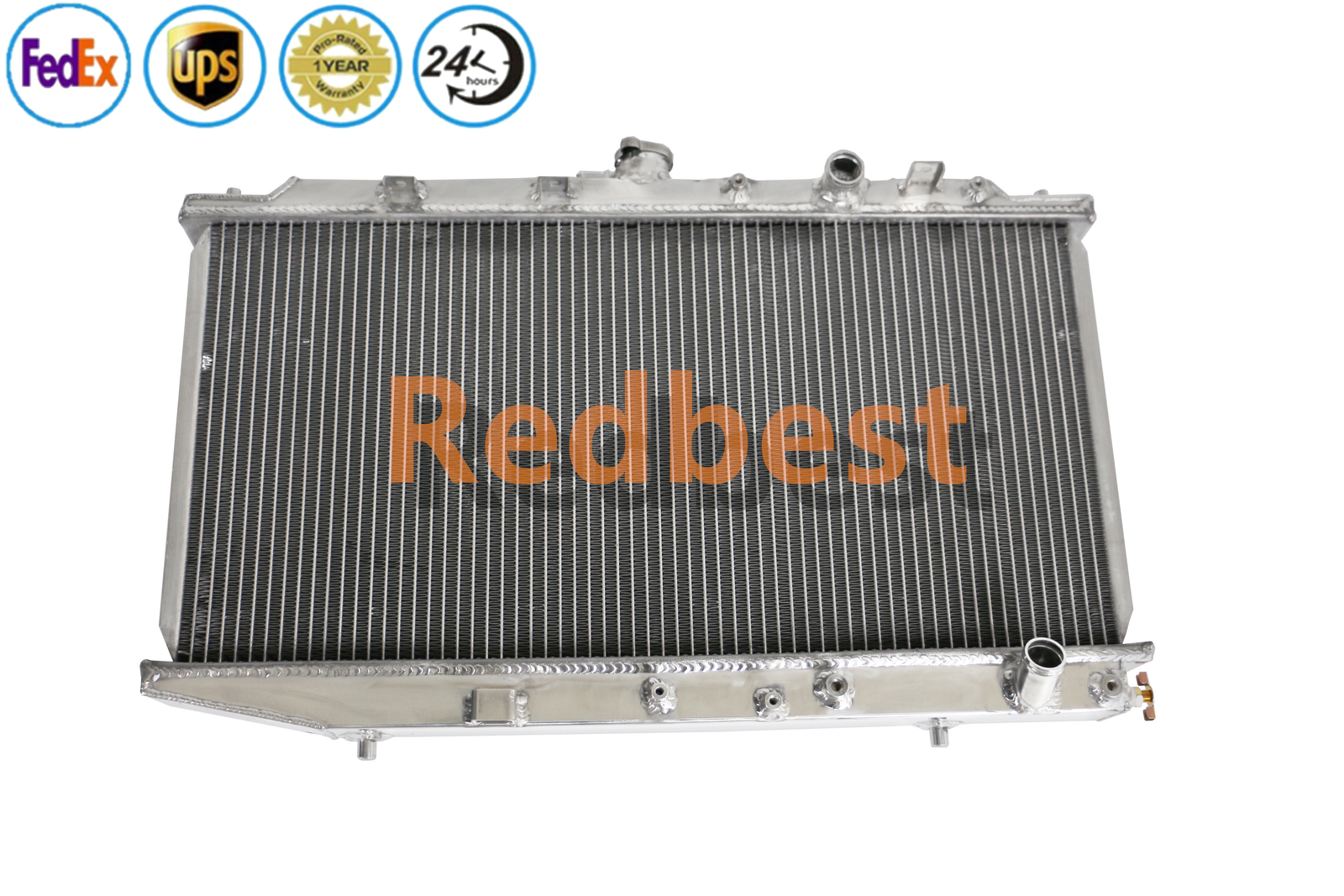 2 Row Aluminum Radiator For 1988-1991 Honda Civic CRX DX LX HF 1.5L I4 ...