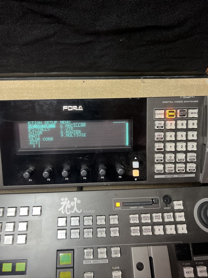 ForA Hanabi HVS160UA Console HD/SD 16 Input HD Digital Video switcher ...