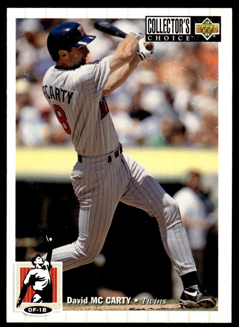 1994 Upper Deck Baseball Card David McCarty Minnesota Twins #194 | eBay