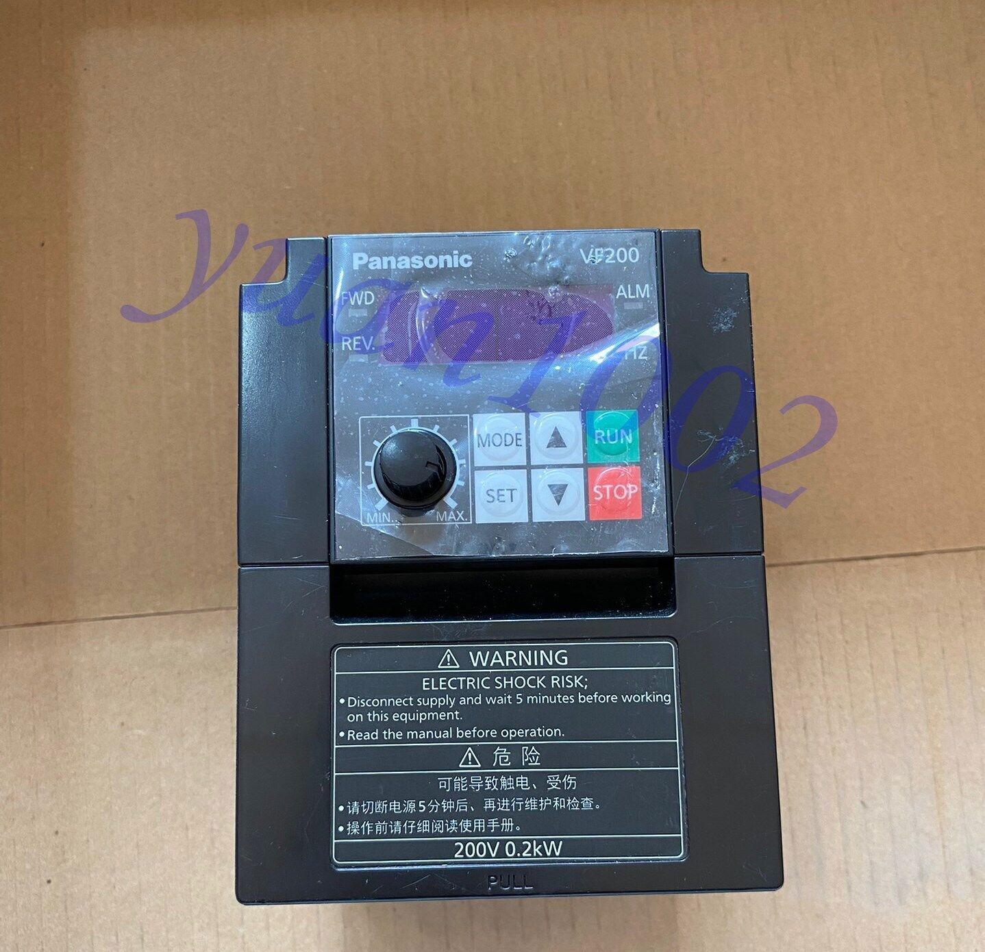 1PCS New Panasonic AVF200-0022 0.2KW frequency converter Fast FedEx or ...