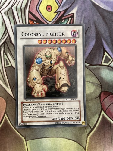 5DS1-EN043 Colossal Fighter Super Rare 1st Edition NM Yugioh | eBay