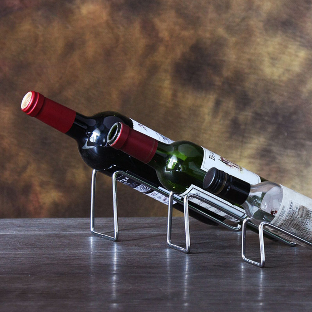 Wine Rack Wrought Iron Display Fashion Storage Stand Wine Holder ...