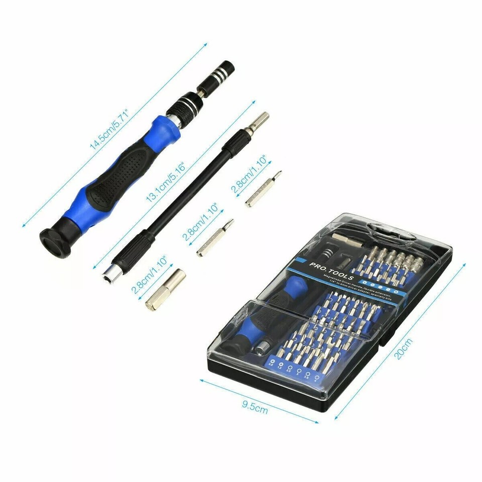 60X Screwdriver Set Computer Repair Kit Laptop PC Precision Screwdriver ...