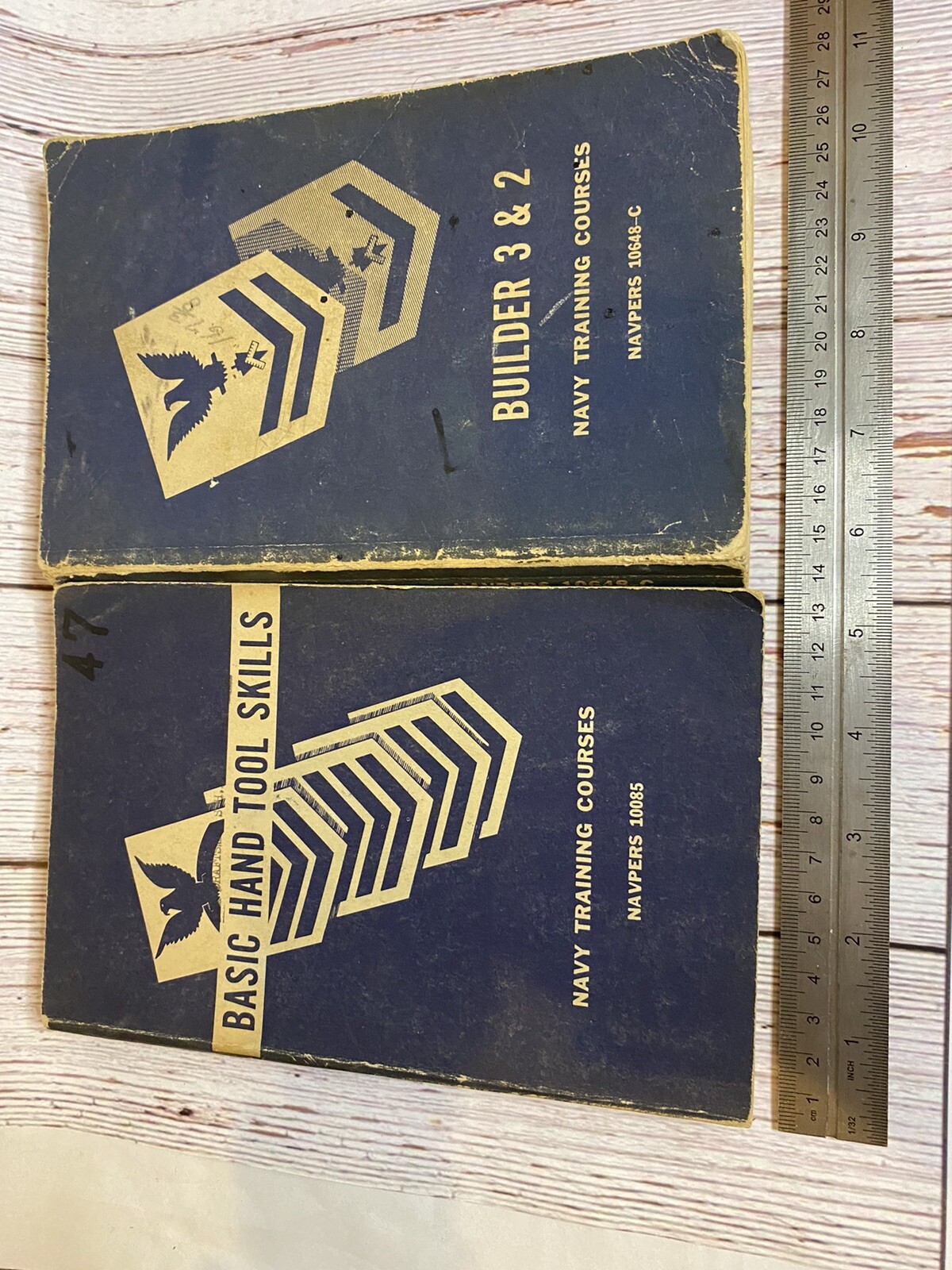Vintage Navy Training Courses Manuals: Basic Hand Tool Skills & Builder ...
