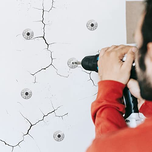 100Pcs 1 Inch Plaster Washers Metal Washers for Screws Drywall Repair ...