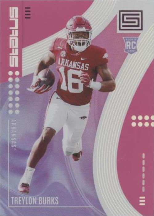2022 Panini Chronicles Draft Picks - Status Treylon Burks #13 Pink (RC ...