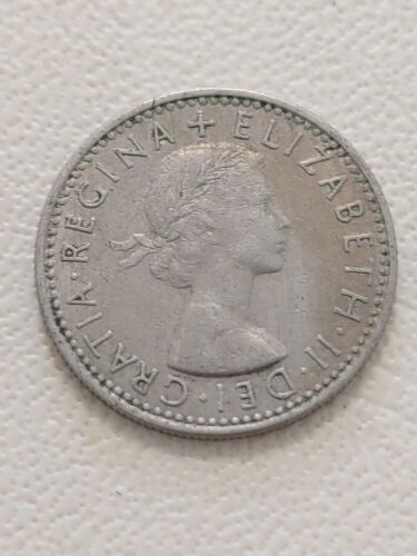 GB Birthday present 1967 British coin 6 Pence Six Elizabeth II quantity ...