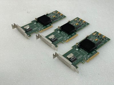 LOT OF 3 LSI MR SAS9240-4i 9240-4i PCIe 2.0 x8 RAID Controller Crd FREE ...