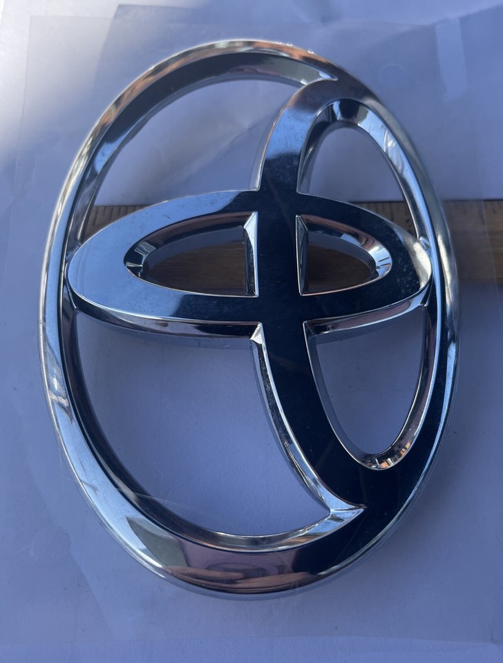 Toyota Front Grille Emblem Badge Logo OEM 4.5” | eBay