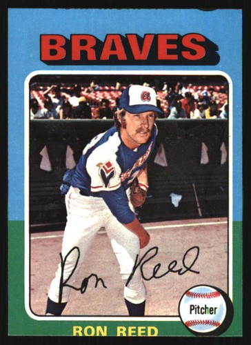 1975 Topps Mini #81 Ron Reed EX/EX+ Braves 606721 | eBay