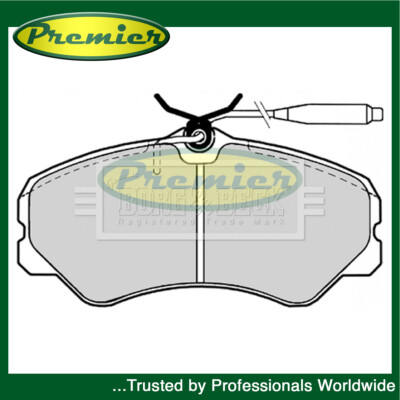 Premier Front Brake Pads Set Fits Talbot Express 1986-1994 Fiat Ducato ...