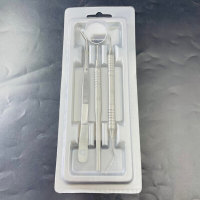 Basic Dental Set Mirror Explorer College Plier Set of 3 Instruments ...