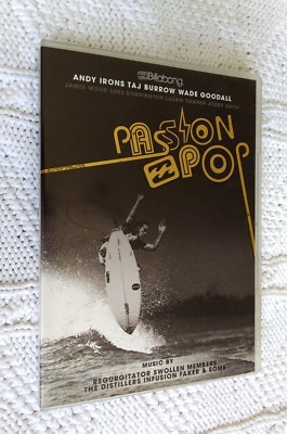 BILLABONG : PASSION POP- ANDY IRONS, TAJ BURROW -DVD R-ALL, LIKE NEW ...