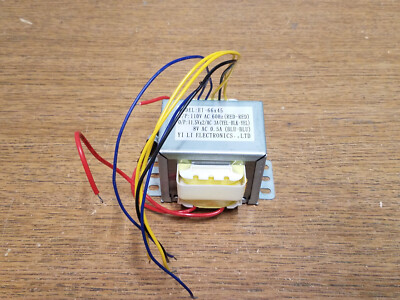 Power transformer Dual Voltage 120 VAC to 22 Volt with Center Tap / 8 ...