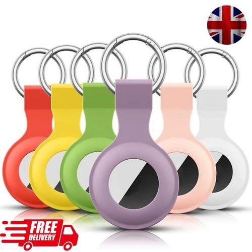 AirTag Case For Apple Air Tag Cover Tracker Silicon Car Key Ring ...