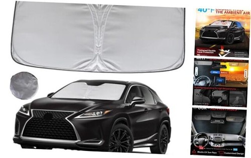 Windshield Sun Shade for 2016-2022 Lexus RX Foldable for 2016-2022 Le ...