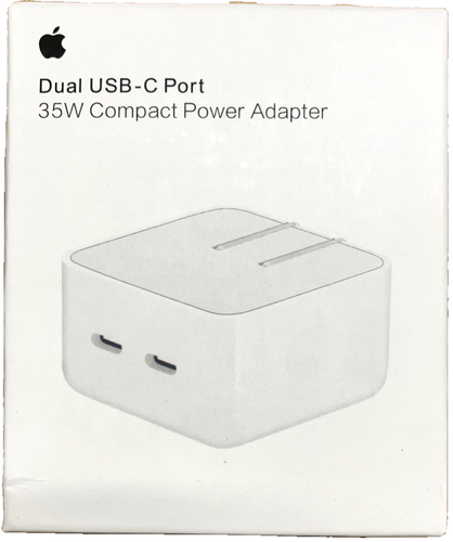 Apple Dual USB-C Port 35W Compact Power Adapter | eBay