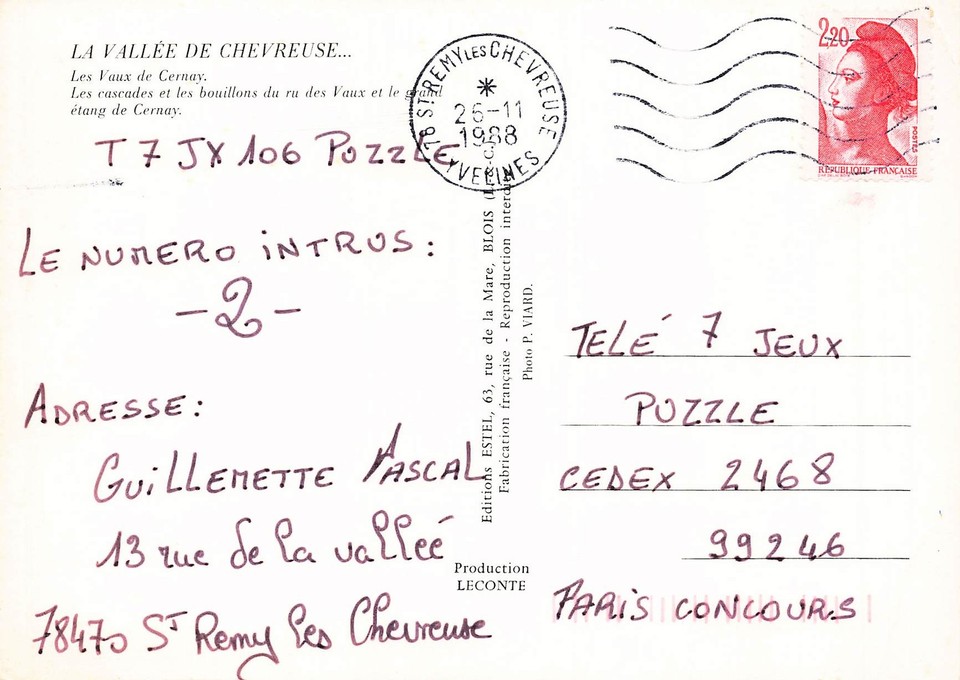 78 SAINT REMY LES CHEVREUSE LA VALLEE DE CHEVREUSE | eBay