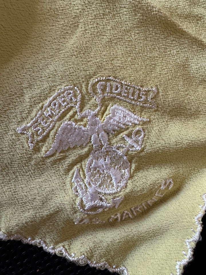 Vintage US Marine Corp’s WW2 Sweetheart Handkerchief-Semper Fidelis | eBay