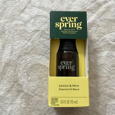 Lemon & Mint Essential Oil Blend - 0.5 fl oz - Everspring | eBay