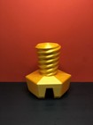 Ratchet and Clank Gold bolt 3D Printed in PLA Plastic 3D Printed 16 ...