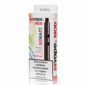 88 Vape 50W Sub Ohm MOD E-Cigarette Starter Kit 1600mAh Battery Vaping ...
