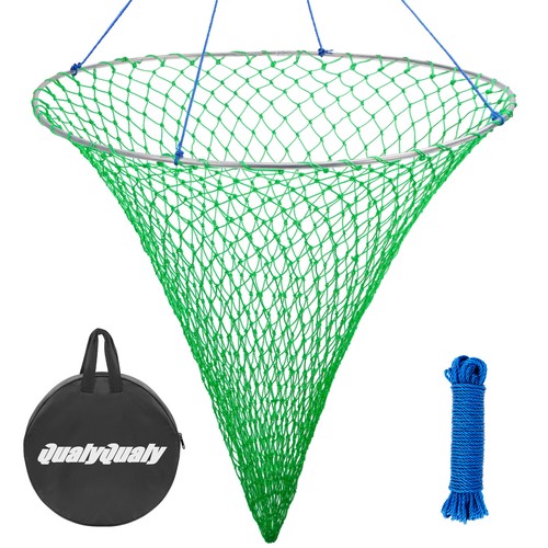 Bridge And Pier Fishing Net Foldable Drop Net Pier Fishing With Rope ...