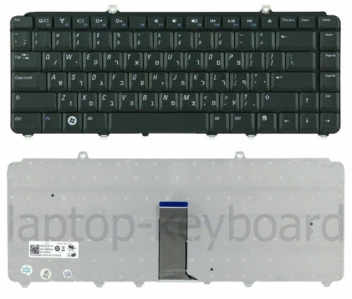 QWERTY HEBREW keyboard DELL Inspiron 1420 1520 1525 1526 1540 XPS M1330 ...