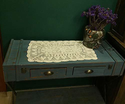 Beige Handmade Crochet Doilies Cotton Table Runner Lace Doilies Doily ...